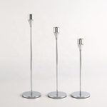 Gold High Rod Rust Tapered Rod Iron Candle Base - Candle Vessels ...